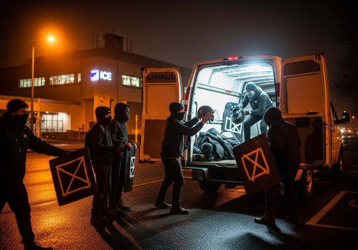 Portland Protesters Unload U-Haul: A Fresh Riot Starter Kit | Patriotic ...